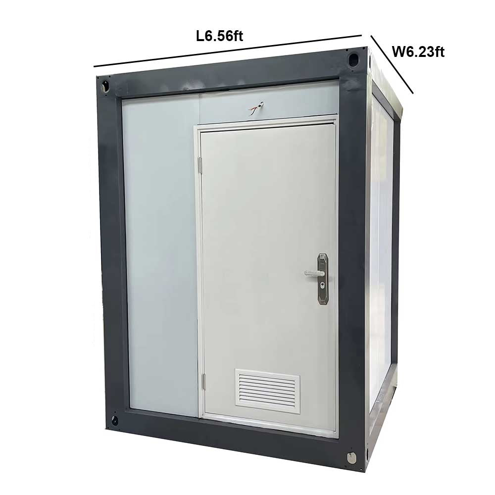 Portable Restroom with Shower 6.6x6.1ft Unit
