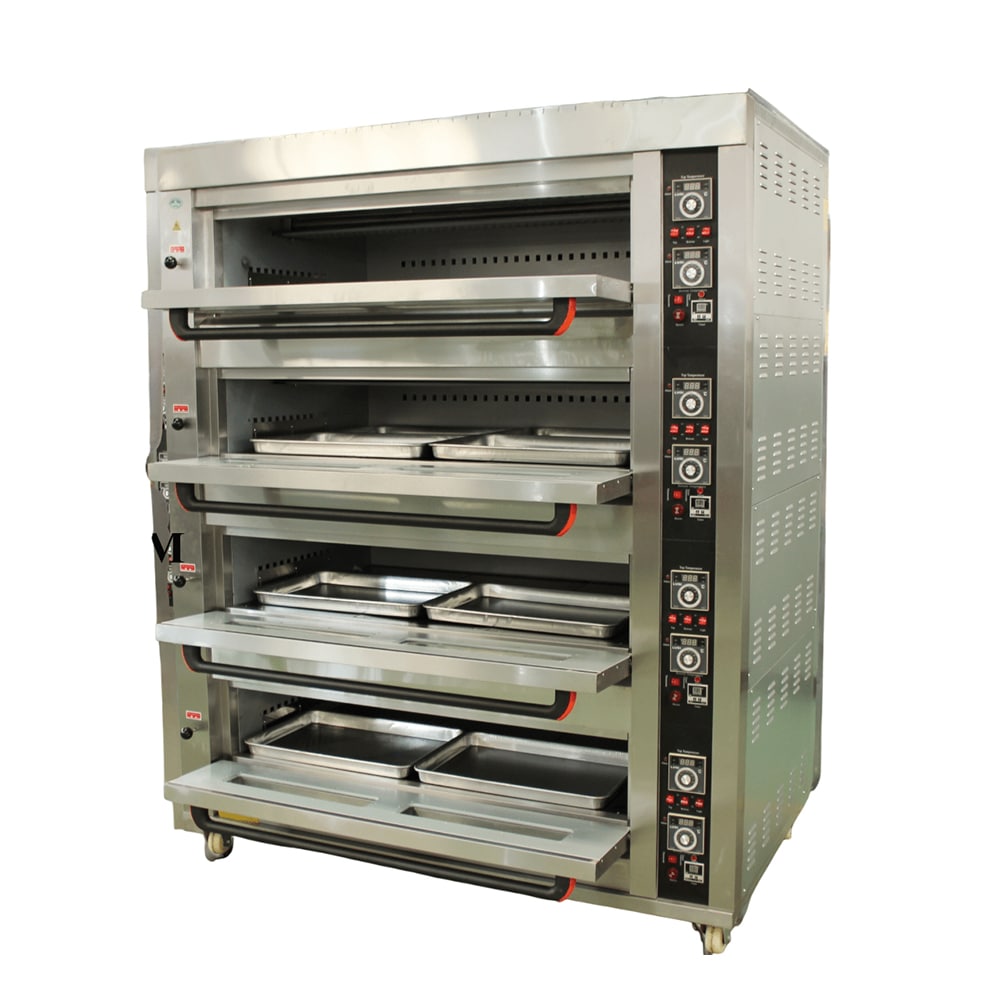 European Style 4 Deck Electric Oven 8 Trays