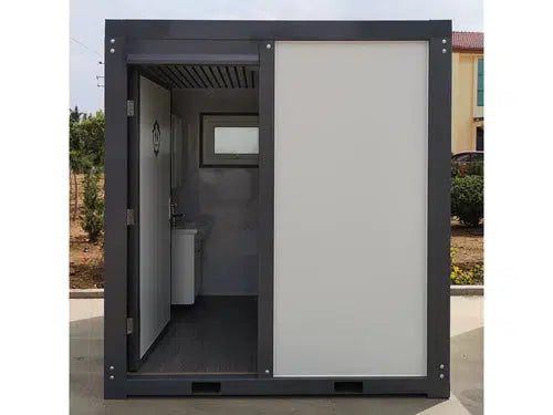 Portable Restroom With Shower 6 Units Shower Room Mobile Bathroom
